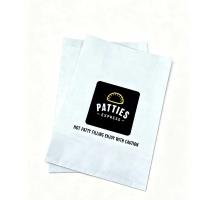 Quality Custom Logo Paper Satchel Bags High Load Bearing White Paper Food Bag Eco for sale