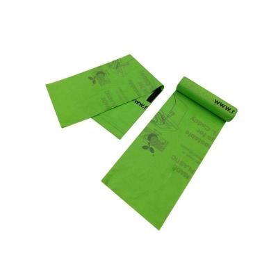 China Green White Recyclable Plastic Bag Leak Resistant Compostable Garbage Bags for sale