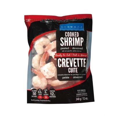 China Custom Recyclable Plastic Bag Food Grade Seafood Plastic Bags Three Side Seal High Barrier Packaging for sale