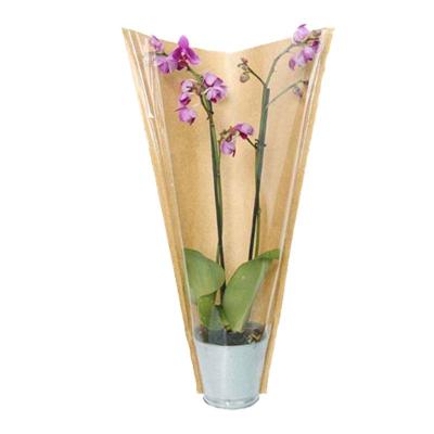 China Customized Kraft Paper Flower Sleeves Breathable Paper Bouquet Sleeves Eco Friendly for sale