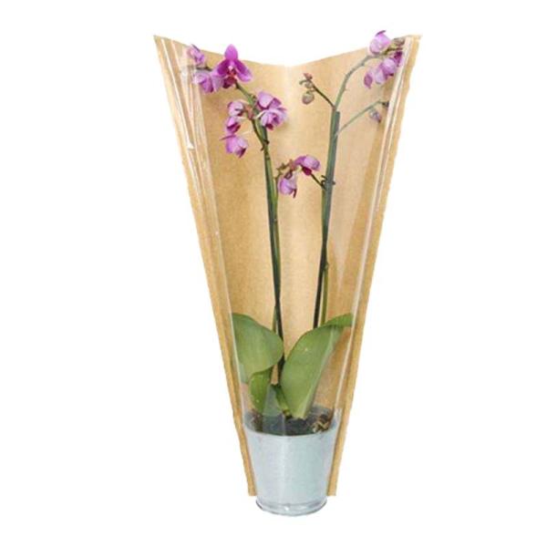 Quality Customized Kraft Paper Flower Sleeves Breathable Paper Bouquet Sleeves Eco Friendly for sale