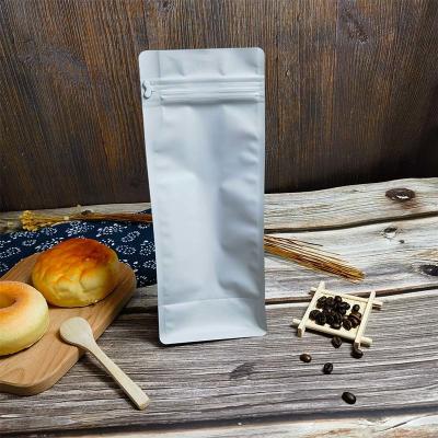 China Custom Printed Food Grade Side Gusset Bags Aluminium Lined Barrier Pouches For Tea Nuts Coffee Zipper Packaging Bags for sale