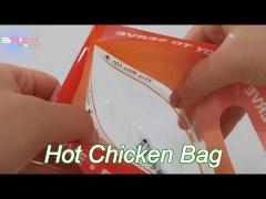 heat resistant roast chicken bag custom chicken packaging bags with resealable zipper