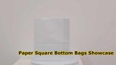 Paper Square Bottom Bag Showcase