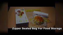 Zipper Sealed Bag For Vegetables Food Storage