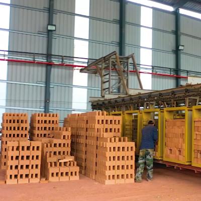 Cina Impianto di produzione di mattoni di argilla rossa Impianto automatico di mattoni con lunghezza di 150 m in vendita