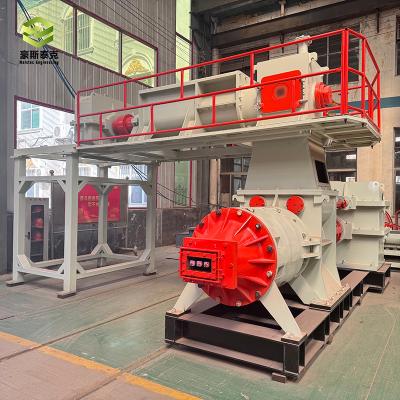 China Método de extrusión al vacío JKY60 Extrusora de vacío de doble etapa Máquina de fabricación de ladrillos de arcilla totalmente automática 160 315kw en venta