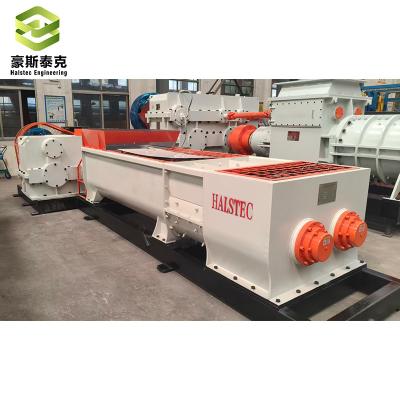 China 60-85 M3/hr Brick Production Line Double Shaft Mixer SJJ3600×520 Heavy Duty Mixer Ensuring Uniform Brick Material Mixing for sale