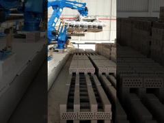 Máquina de empilhamento robótico de alto desempenho para linha de produção de tijolos com certificação CE/ISO