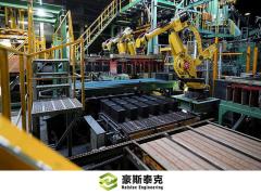 16.5kw efficiënte robot stapelmachine voor automatische bakstenen productielijn