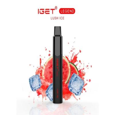 China Iget Legend 4000 Puff Disposable E Cig Vape 12ml 5% Nic 25 Flavours Juice Taste for sale