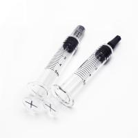 China do fechamento descartável de vidro claro vazio de Luer da seringa do óleo de 0.5ml 1ml injeção supérflua Thc à venda