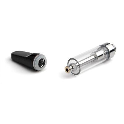 China IG210 cartridge 1 ml 0.5ml  glass vaporizer Ceramic mouthpiece - 2.0mm inlet thick carts for sale
