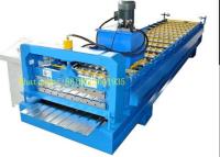 China Multi Rib Roof Touchscreen Trapezoidal Roll Forming Machine Plc for sale