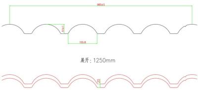Cina Rotolo lustrato 0.25mm delle mattonelle di tetto del Plc che forma macchina 3 fasi in vendita