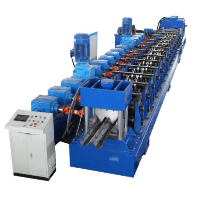 China W Purlin 3.5mm Highway Guardrail Roll Forming Machine Saw Cutting for sale