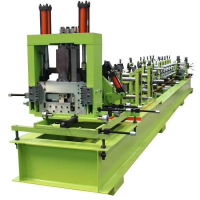 China Fully Automatic Cz Purlin Roll Forming Machine For Size Adjustment 80-300mm for sale