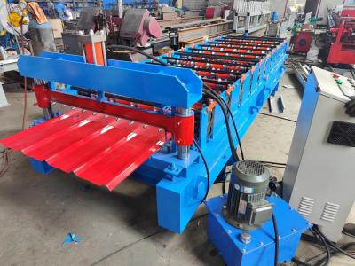 China Rolo de corrida automático do telhado de IBR que forma a máquina com largura eficaz 840mm das telhas à venda
