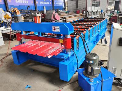 China Rolo de corrida automático do telhado de IBR que forma a máquina com largura eficaz 840mm das telhas à venda