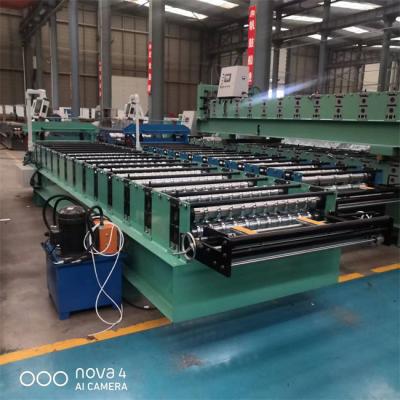 Cina Rotolo trapezoidale della lamiera del tetto del metallo che forma macchina per le mattonelle IBR dell'acciaio di colore dello zinco in vendita