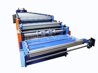 Cina Doppio rotolo stratificato del tetto di mattonelle che forma le mattonelle del metallo della macchina che fanno macchina 380volt in vendita