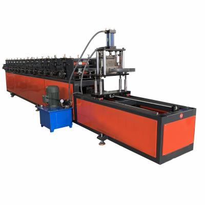 China Cold Steel C & U Channel Purlin Roll Forming Machine Hydraulic Cutting for sale