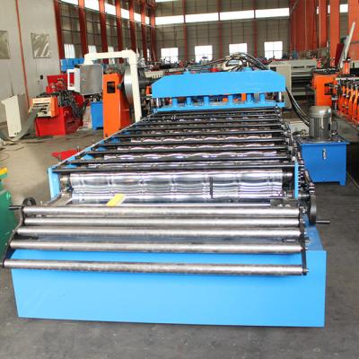 Cina Rotolo di piastrelle smaltate Ppgi che forma pressa idraulica e taglio a macchina in vendita