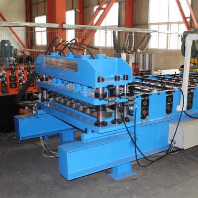 Cina Rotolo di piastrelle smaltate Ppgi che forma pressa idraulica e taglio a macchina in vendita