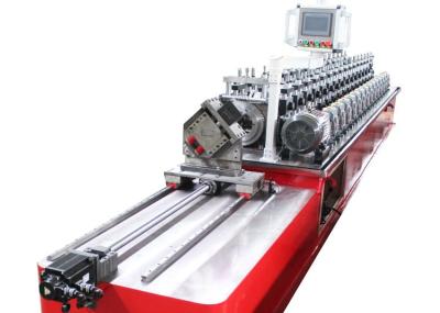 China 11-12 Rollers Stud And Track Roll Forming Machine Chain Transmission For Production for sale
