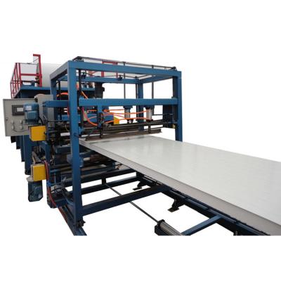 China Fast Speed 32KW Sandwich Panel Roll Forming Machine Polishing Rollers With Chrome Plating Cutting System for sale