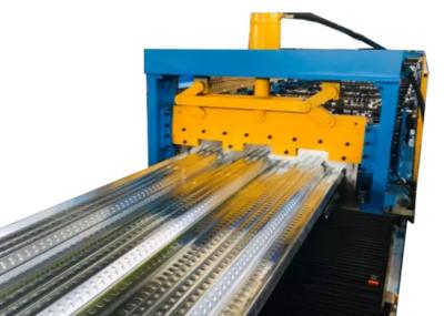 China PLC Controlled Floor Deck Roll Forming Machine with 45# Steel Rollers for Smooth Production for sale