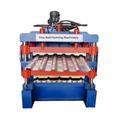Cina 3 in 1 Metal Steel Ibr Roofing Sheets Roll Forming Machine con tre profili personalizzati in vendita