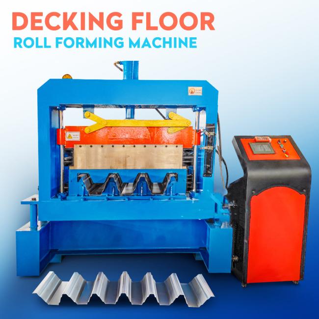 Double Layer Roll Forming Machine - Side View