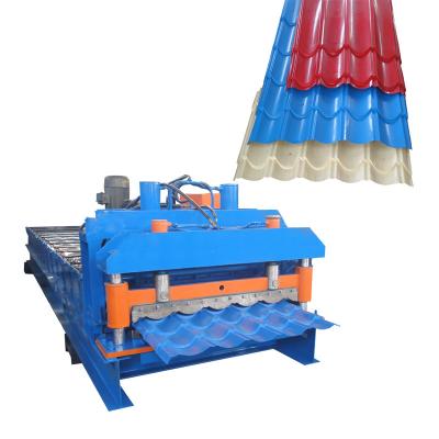 China Máquina de moldagem de folhas de telhado de aço de dupla camada de alta precisão à venda