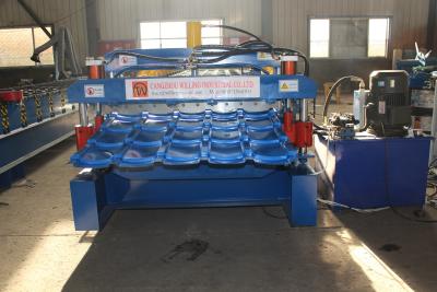 Cina Macchina per la formazione di fogli di tetto a doppio strato vetrato IBR 15m/min Per il tetto a pannelli Ppgi in vendita
