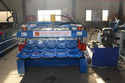Cina Macchina per la formazione di fogli di tetto a doppio strato vetrato IBR 15m/min Per il tetto a pannelli Ppgi in vendita