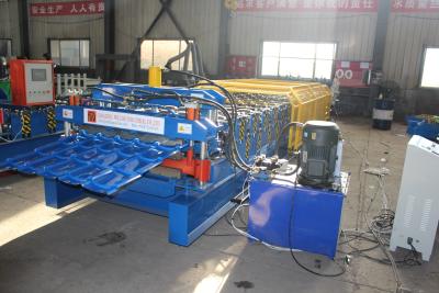 Cina Macchina per la formazione di fogli di tetto a doppio strato vetrato IBR 15m/min Per il tetto a pannelli Ppgi in vendita