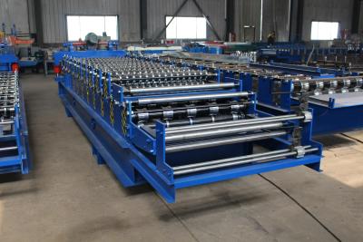 China 2025 factory best price Trapezoidal and glazed Double Layer Roof sheet Forming Machine for sale