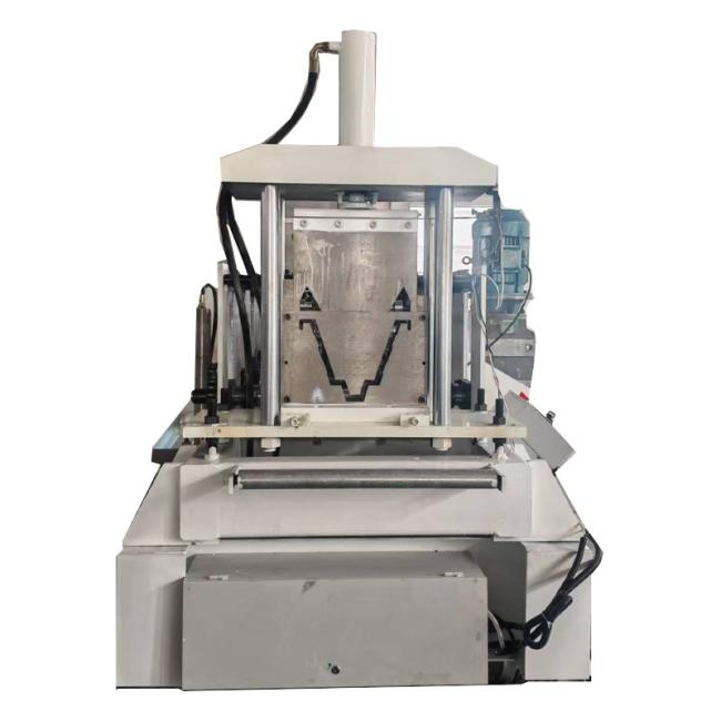 Down Pipe Roll Forming Machine in operation