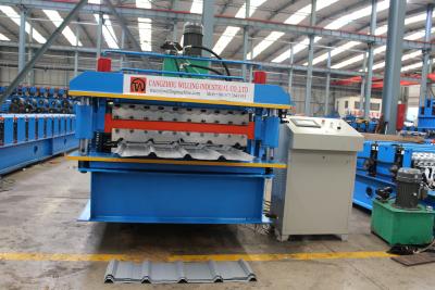 China 2025 factory price hot sale Trapezoidal and glazed Double Layer Roof sheet roofing tile Forming Machine for sale