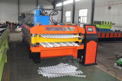 China 2025 High Speed Trapezoidal and glazed Double Layer Roof sheet roofing tile Forming Machine for sale