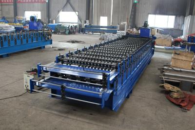 China Trapezoidal and corrugated  Double Layer Roof sheet roofing tile Roll Forming Machine for sale