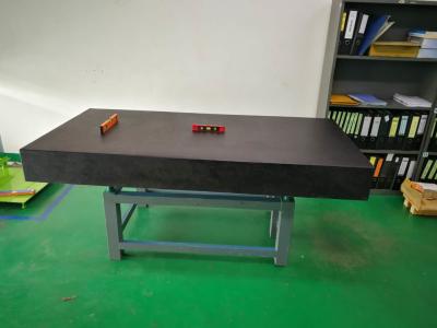 China Black Lab Table Marble Surface Plate 2000 X 1000mm Non Glaring Surface for sale