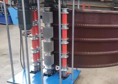 3KW petit pain de recourbement de rabattement de toit du manuel 0.9mm formant la machine