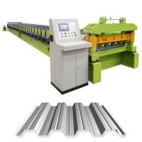China Prepainted Galvanized Steel Floor Deck Roll Forming Machine for sale