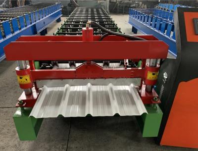 China Geschilderd de Tegelbroodje die van het Staaltr5 0.8mm Dak Machine vormen for sale