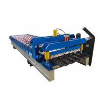 China Corrugated Metal Roofing Roll Forming Machine Full Automatic Plc Control for sale