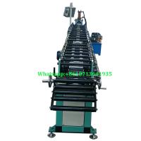 China Galvalume Computer Controlled Shutter Door Roll Forming Machine For U Guide Rail for sale