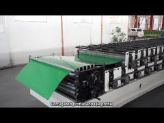 Máquina de formación de láminas de techo de acero de doble capa de alta precisión IBR ondulada acristalada
