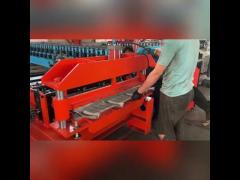O PLC controlou o arco que curva o rolo do telhado que forma a produtividade alta da máquina